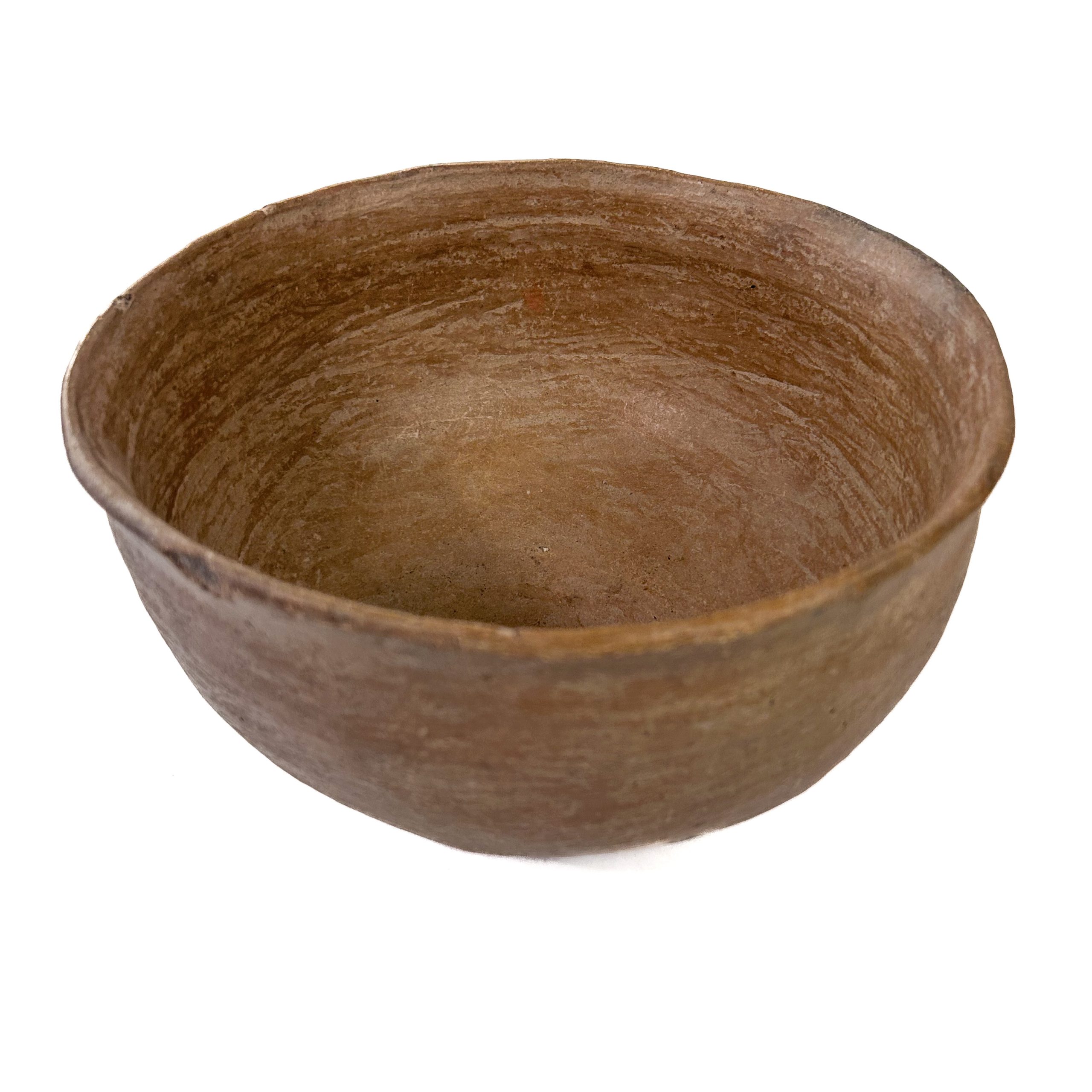 Historic Ceramic Redware Bowl with Flared Rim - Webster Collection